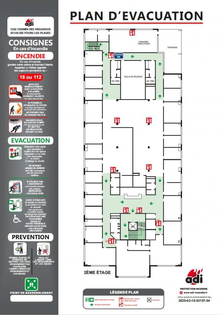 Plans & Signalétique Incendie : Protection incendie | ADI Incendie